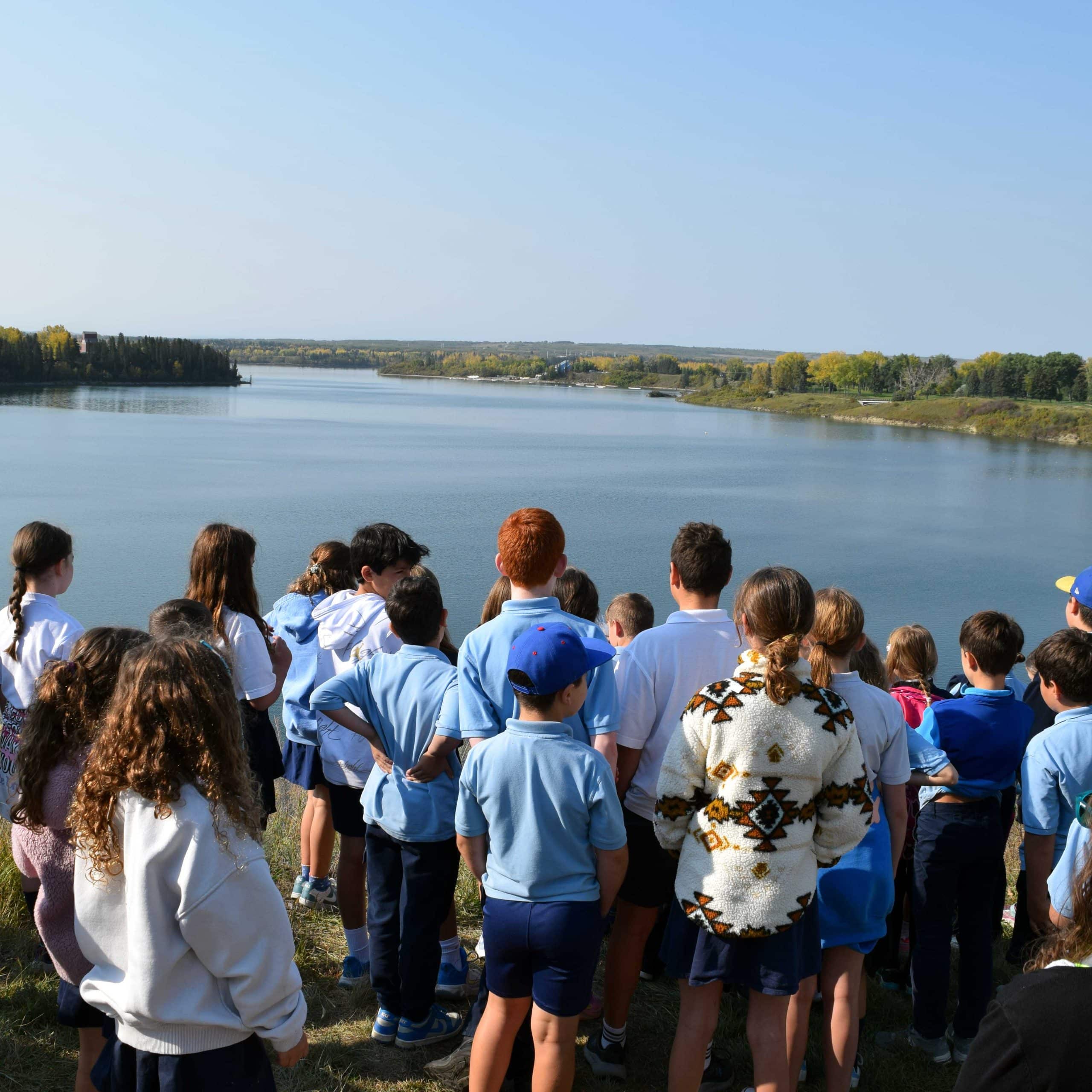 CJA Students Embrace Tradition of Tashlich - Calgary Jewish Academy